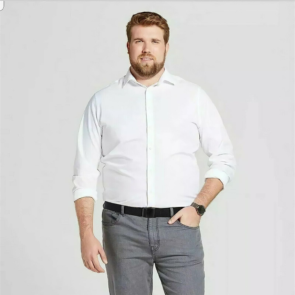 XZQTIVE Men Women No Show Elastic Stretch Belt Invisible Web Belt Quick Release Flat Plastic Buckle