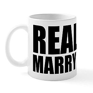 CafePress Real Men Marry Nurses Ceramic Coffee Mug, Tea Cup 11 oz