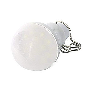 Szyoumy Solar Powered Led Light Bulb Portable Led Solar Lamp Spotlight with 0.8W Solar Panel for Outdoor Camping Tent Fishing Lighting(Used 5-6hours)