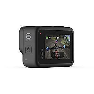 GoPro HERO8 Black Action Camera Bundle with Dual Battery Charger & Includes 3 Total Batteries with case.