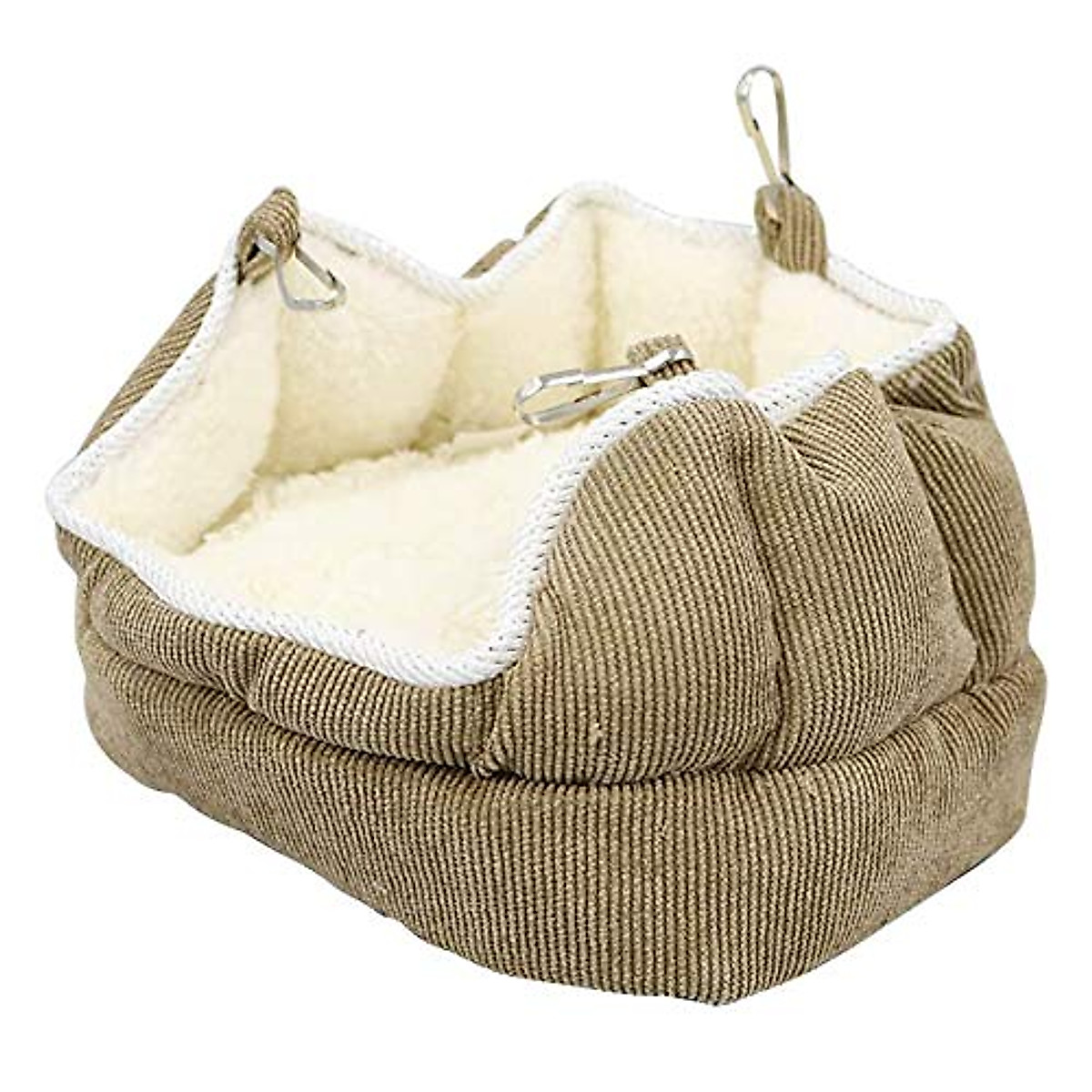 Bird Soft Nest Hanging Hammock Bed Toy for Parrot Parakeet Cockatiel Conure Cockatoo Amazon Lovebird Finch Canary Budgie Hamster Rat Gerbils Chinchilla Cage Perch