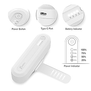 Dxldfks Battery Pack for Oculus Quest 3 & 2 Accessories Compatible with Meta Quest 3, 2, Quest Pro, PICO 4 VR Headset, 5000mAh Extended 2-4H Playtime 3.54 oz Small Lightweight Portable