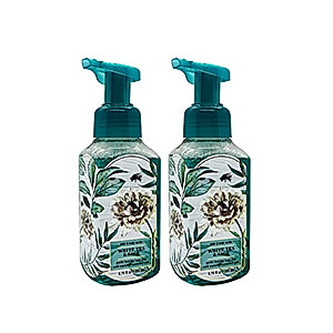 Bath and Body Works Gentle Foaming Hand Soap, White Tea and Sage 8.75 Ounce (2-Pack) with Ginseng Extracts