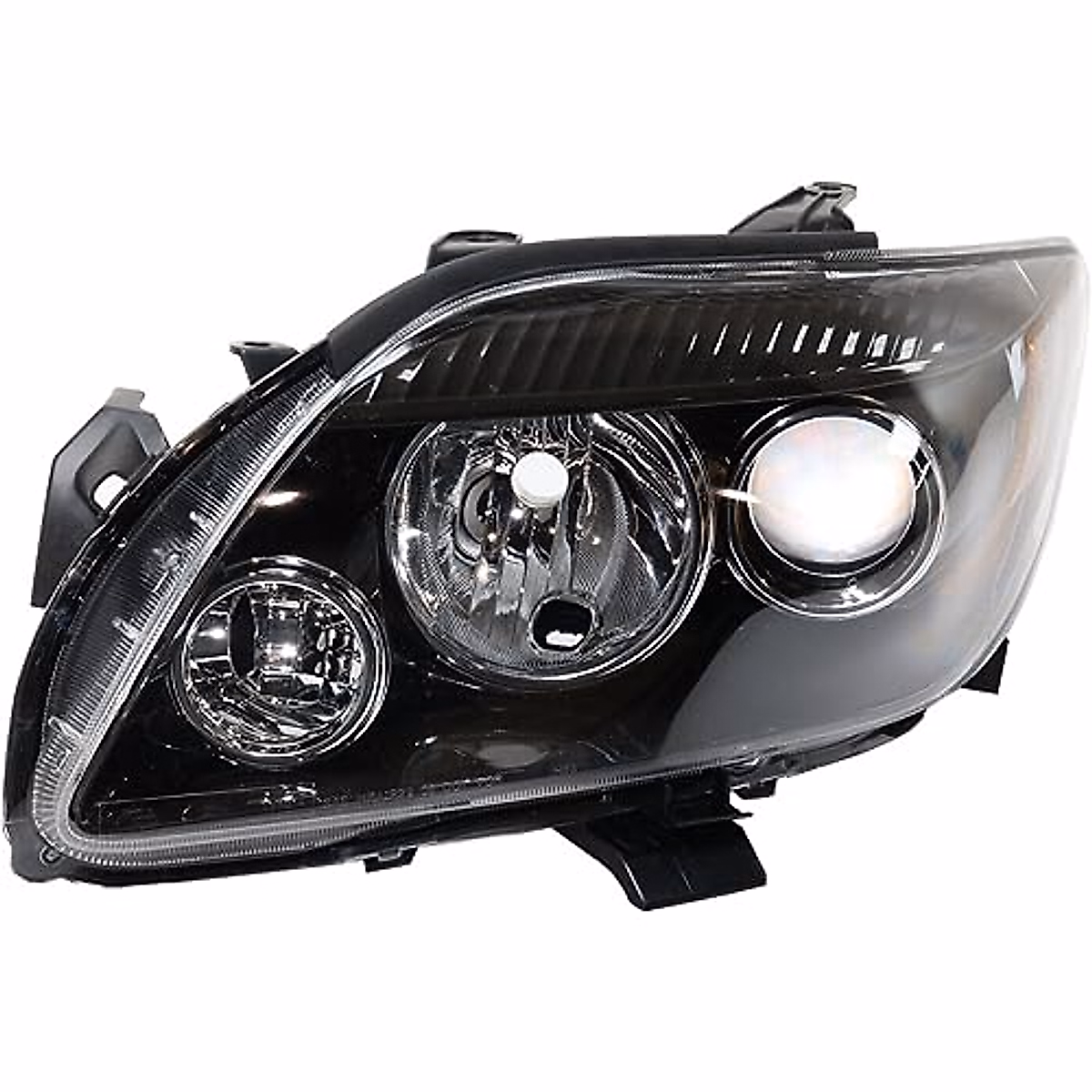 Brillix Headlight Halogen Left Side Clear Lens with Seal and Socket Covers 8117021190 SC2518104 14459403