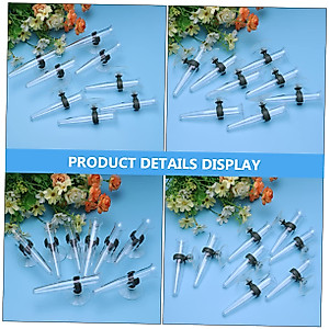 VILLFUL 16Pcs Floral Water Tubes for Fresh Arrangements Transparent Vials for Fresh Keeping and Plant Decoration
