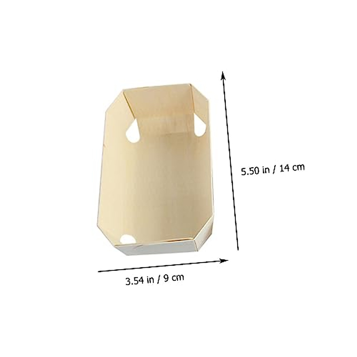 Cabilock 10pcs Wooden Toast Box Toaster Oven Pan Disposable Baking Pan Donut Mold Paper Bread Pan Baking Dishes for Oven Wood Loaf Pan Practical Toast Trays Non-stick Toast Plates Rectangle