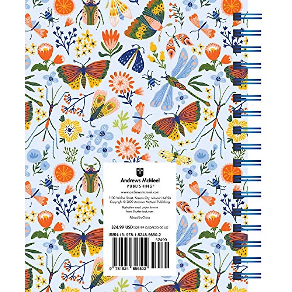 Posh: Deluxe Organizer 17-Month 2020-2021 Monthly/Weekly Planner Calendar: Garden Creatures
