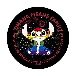 Disney Lilo & Stitch Pride Stitch Ohana Means Family PopSockets Swappable PopGrip