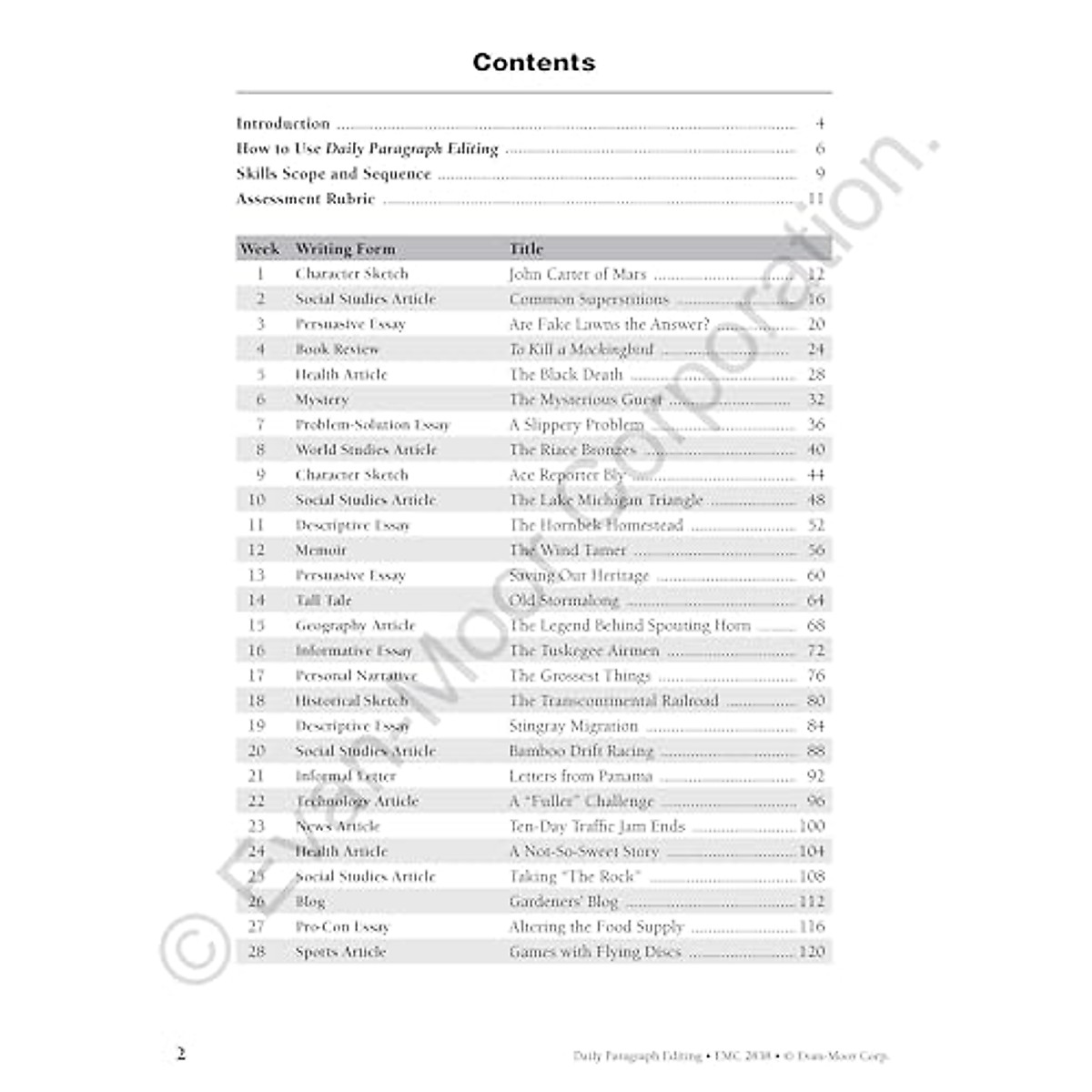 Daily Paragraph Editing, Grade 8 Teacher Edition