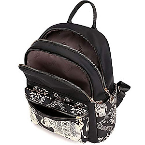 Van Caro Women Girls Mini Elephant Backpack Small Backpack School Bag Bookbag Casual Daily Travel Daypack