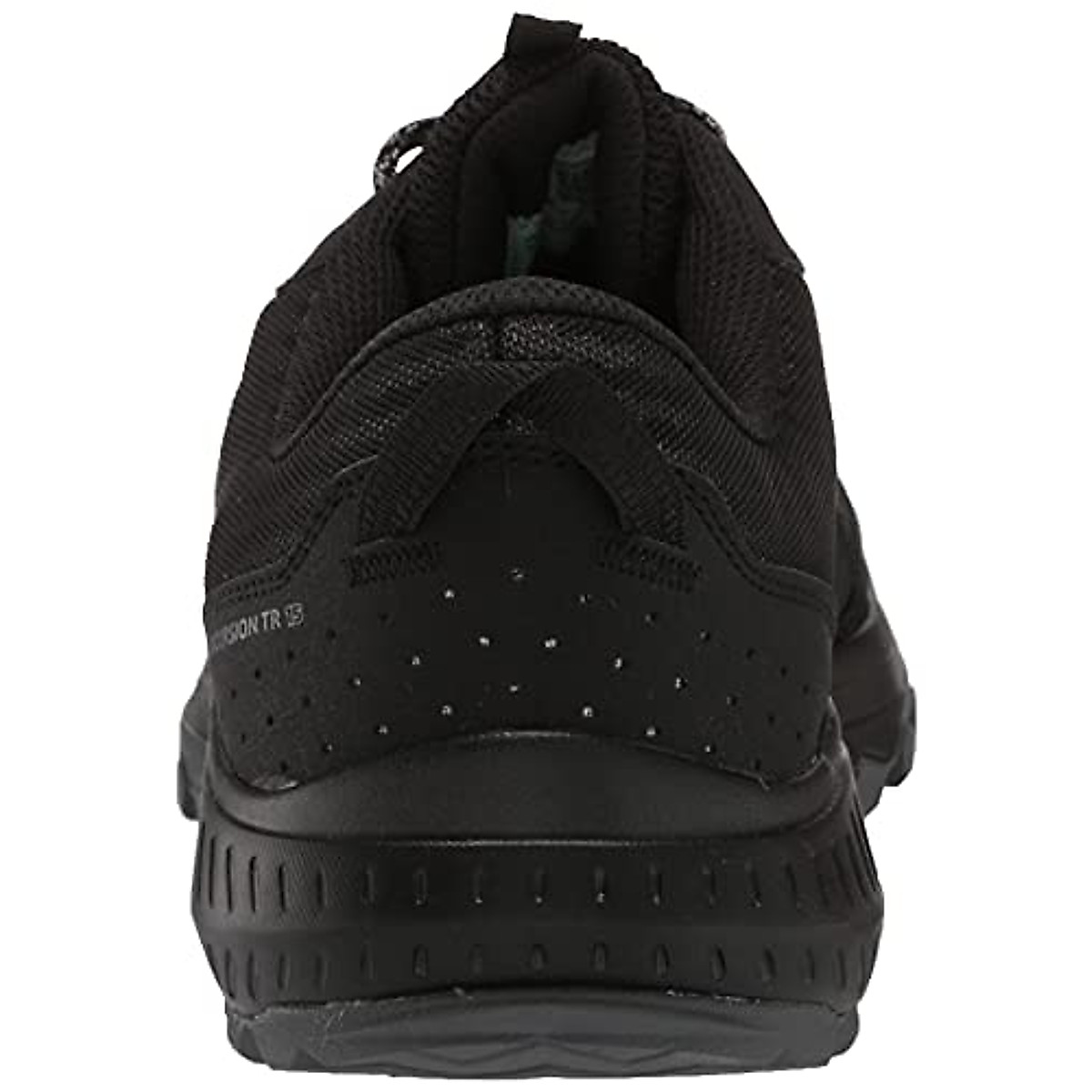 Saucony Women's Excursion TR15 Trail Running Shoe, Black/Jade, 8.5 Wide