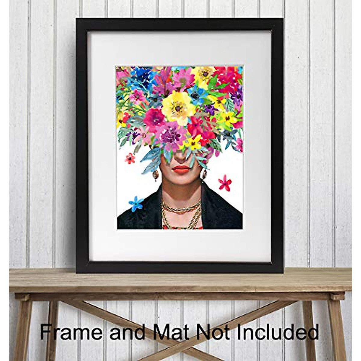 Art - Poster - Wall Decor - Boho Gift for Women, Artists - Mexican Wall Decor Decoracion Arte - Photo Print, Home Decoration for Bathroom, Living Room, Bedroom - 8x10 Unframed Print