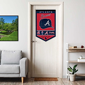 WinCraft Atlanta Braves Heritage History Banner Pennant