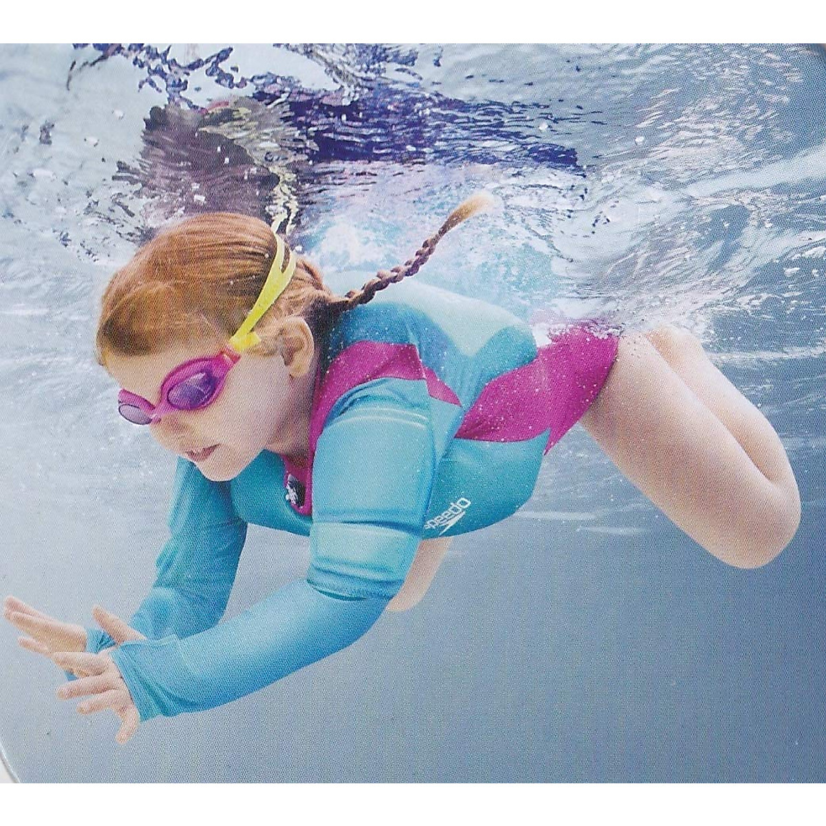 Speedo Aqua Hero Swim Aid - Kids Small/Medium - Blue and Pink