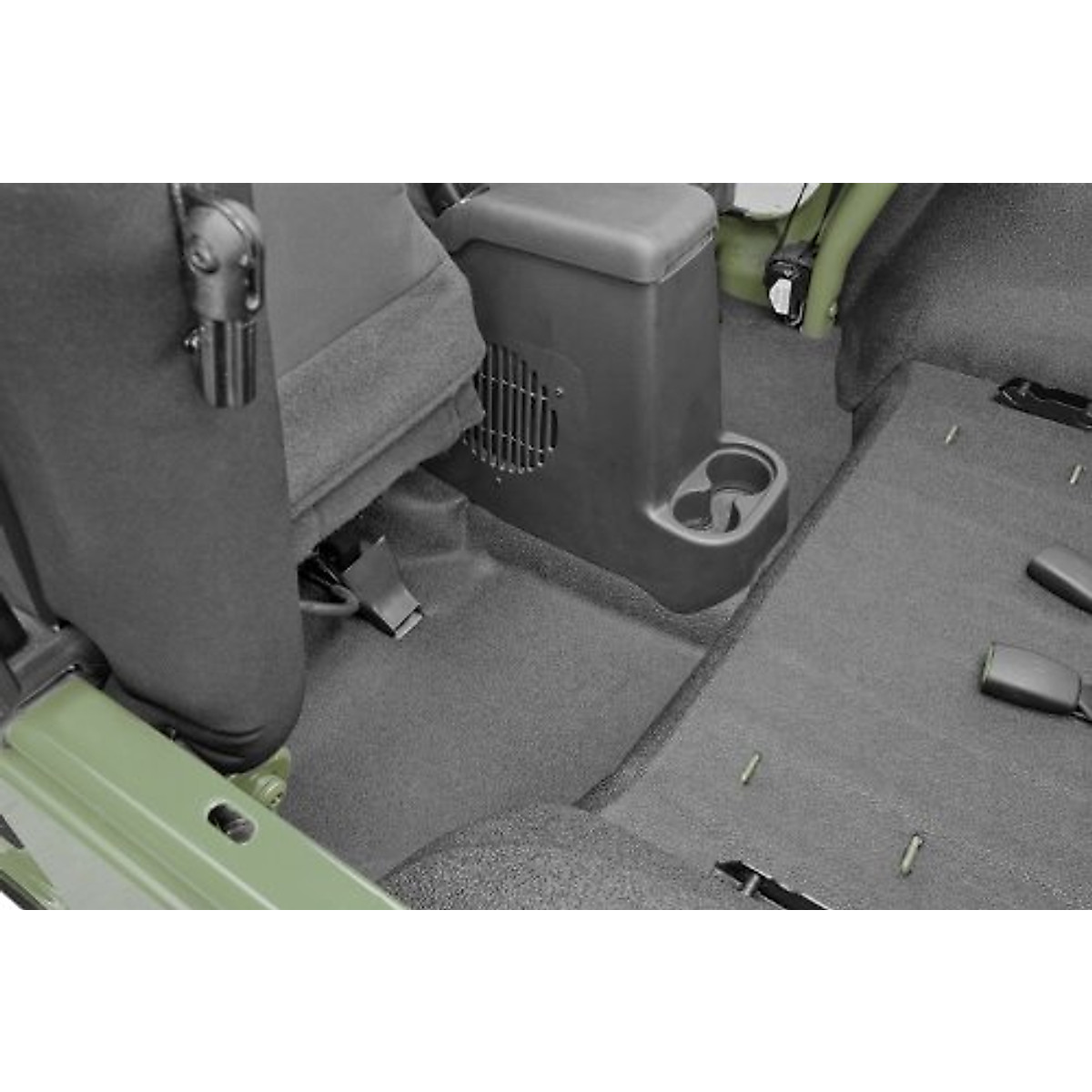 BedRug Jeep Kit - BedTred BTTJ97F fits 97-06 WRANGLER TJ/LJ FRONT 3PC FLOOR KIT (WITH CENTER CONSOLE) - INCLUDES HEAT SHIELDS
