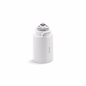 KOHLER R24162-NA Aquifer Shower Filter Replacement for The KOHLER Aquifer Filtered Showerhead, Showerhead Filter for Skin and Hair, One Filter Cartridge