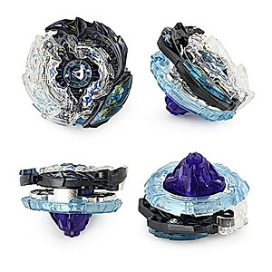 Crush Bey Battling Blades Starter Set | 1 Arena, 2 Launchers, 2 Burst Tops (Killer Deathscyther B-85, Doomscizor & Xcalibur)