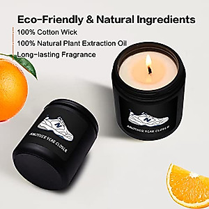 Birthday Gifts for Men- Another Year Closer Soy Candle, 30th 40th 50th 60th 70th Happy Birthday Gift for Father,Grandfather, Brother,Coworker,Uncle,Husband,Friend, w/Fresh Citrus Scent 50 Hr Burn