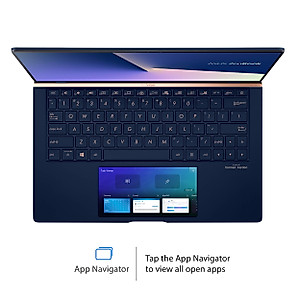 ASUS ZenBook 13 Ultra-Slim Laptop 13.3” Full HD NanoEdge Bezel, Intel Core i7-10510U, 16GB RAM, 512GB PCIe SSD, Innovative Screenpad 2.0, Windows 10 Pro - UX334FLC-AH79, Royal Blue