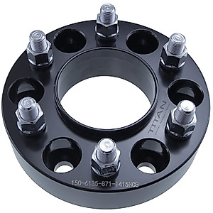 4pcs 2" Hubcentric 6x135 Wheel Spacers 87.1mm Hub 14x1.5 Studs Fits Ford F150 Trucks 2015 Newer