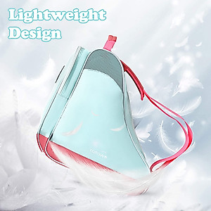 TOPOWN Roller Skates Bag for Men Inline Skate Bag for Women Premium Ice Skate Bag for Child/Adult Up to Size 12(US)