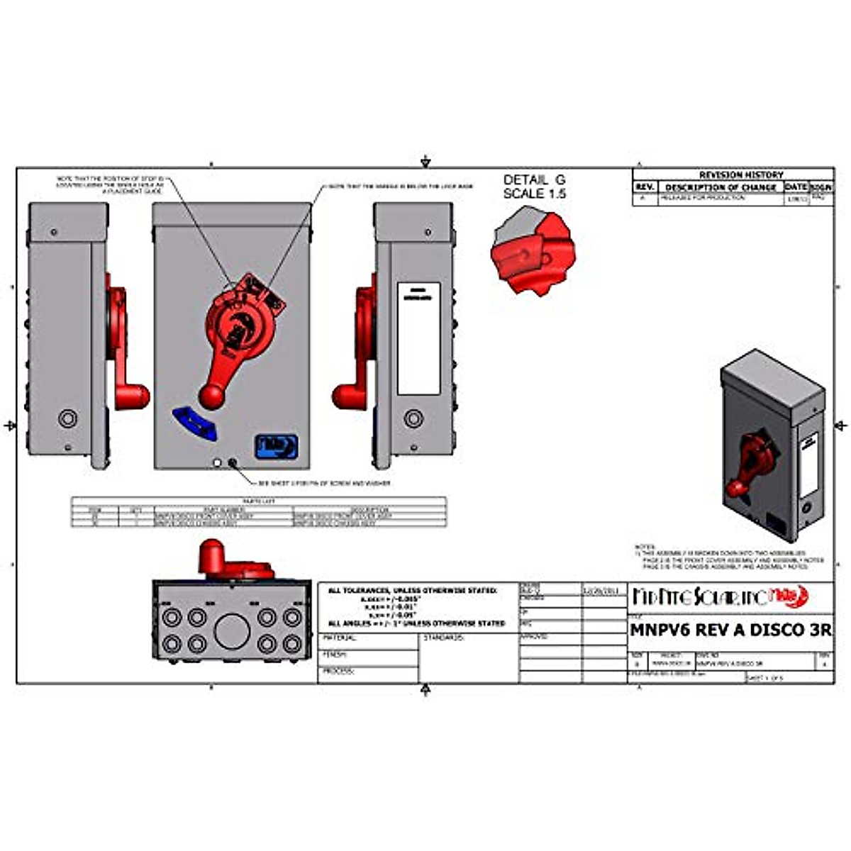 MidNite Solar MNPV6-Disco Combiner Disconnect
