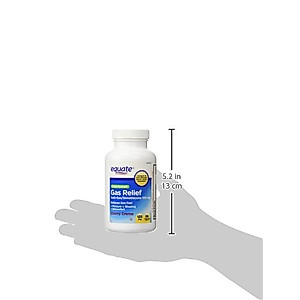 Extra Strength Gas Relief, Simethicone 125mg, 96 Chewable Tablets, Cherry Creme Flavor By Equate, Compare to Extra Strength Gas-X