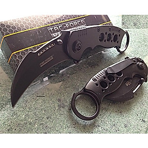 TAC-FORCE Spring Assisted G'Store Opening Knives Black KARAMBIT CLAW Rescue Pocket Knife 6 product ratings