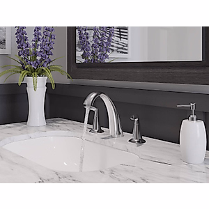 KOHLER K-45102-4-CP Alteo 2-Handle Widespread Bathroom Faucet with Metal Drain Assembly in Polished Chrome