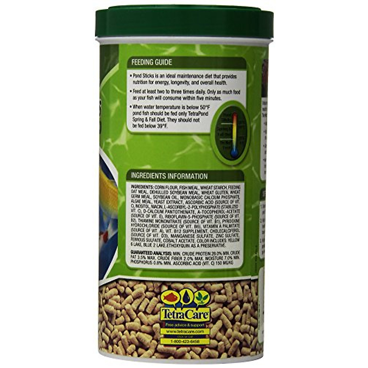 TetraPond Pond Sticks 3.53 Ounces, Pond Fish Food, For Goldfish And Koi, Tetra Pond Pond Sticks, Healthy Nutrition for Goldfish and Koi