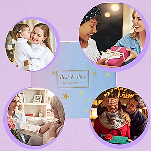 SKYHUG 60th Birthday Gifts for Women, Birthday Gifts Ideas Box forHer Include Mug Gift Cards Socks Straw Candle Bottle Opener Coaster Stopper and Brush - Ideal Birthday Gift Box for Mom (60th)