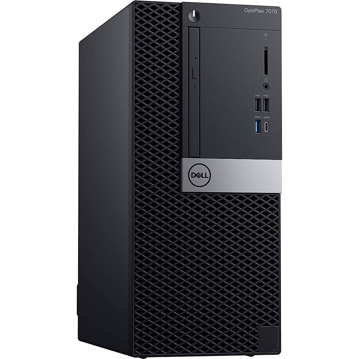Dell OptiPlex 7070mt Computer Intel 9th Gen i7-9700 3.0GHz (Up to 4.8GHz) 8-Cores 12MB 65W CPU 16GB DDR4-2666MHz Memory 256GB NVMe PCIe SSD 1TB 7200RPM SATA HDD AMD Radeon™ R5 430 2G Windows 10 Pro