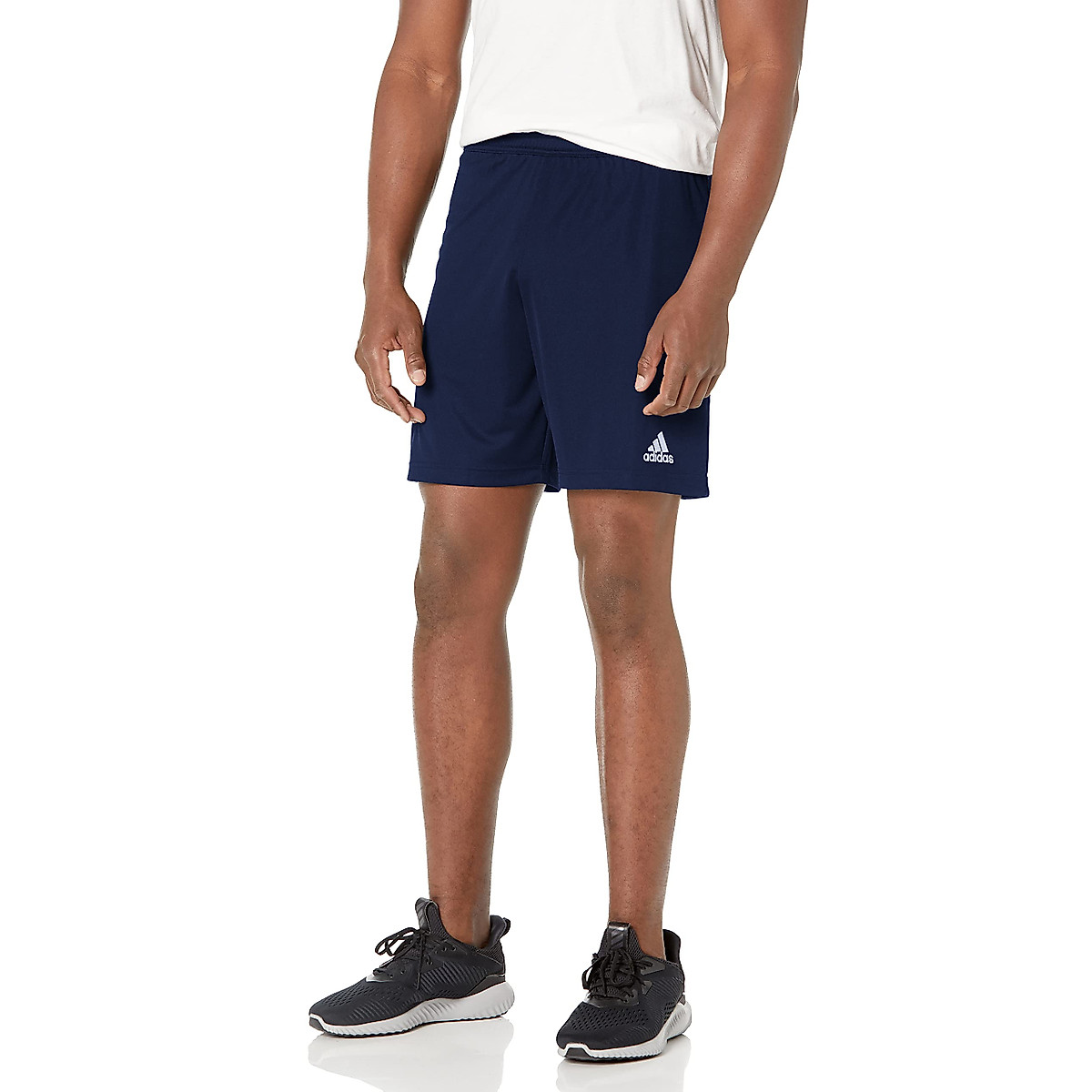adidas Men's Entrada 22 Shorts, Team Navy Blue, Small