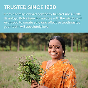 Himalaya Botanique Neem & Pomegranate Toothpaste, Original Formula for Brighter Teeth and Fresh Breath, 5.29 oz, 4 Pack