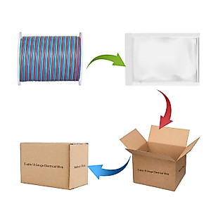 C-able 22 AWG 3 Conductor Wire for WS2811 WS2812b 3Pin RGB Extension Cable 20m with Spool