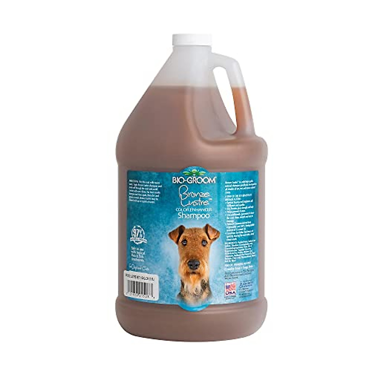 Bio-Groom Bronze Lustre Enhancer Pet Shampoo, 1-Gallon