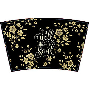 Elanze Designs It Is Well With My Soul Stainless Steel 16 oz Travel Mug with Lid