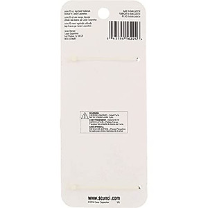 Scunci 5" Banana Combs, Assorted Colors, 6-Pieces per Pack (1-Pack)