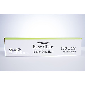 (QTY 100) 14 ga x 1-1/2" Dispensing Needle, Blunt Tip