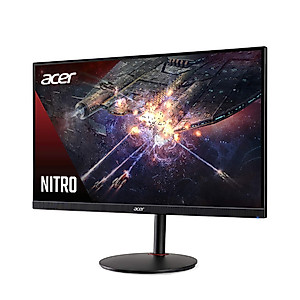 Acer Nitro XV270 Pbmiiprx 27” Full HD (1920 x 1080) IPS Zero-Frame Gaming Monitor with AMD Radeon FreeSync Technology, Up to 165Hz Refresh Rate, Up to 0.5ms, (1 x Display Port, 1 x HDMI 2.0 Ports)