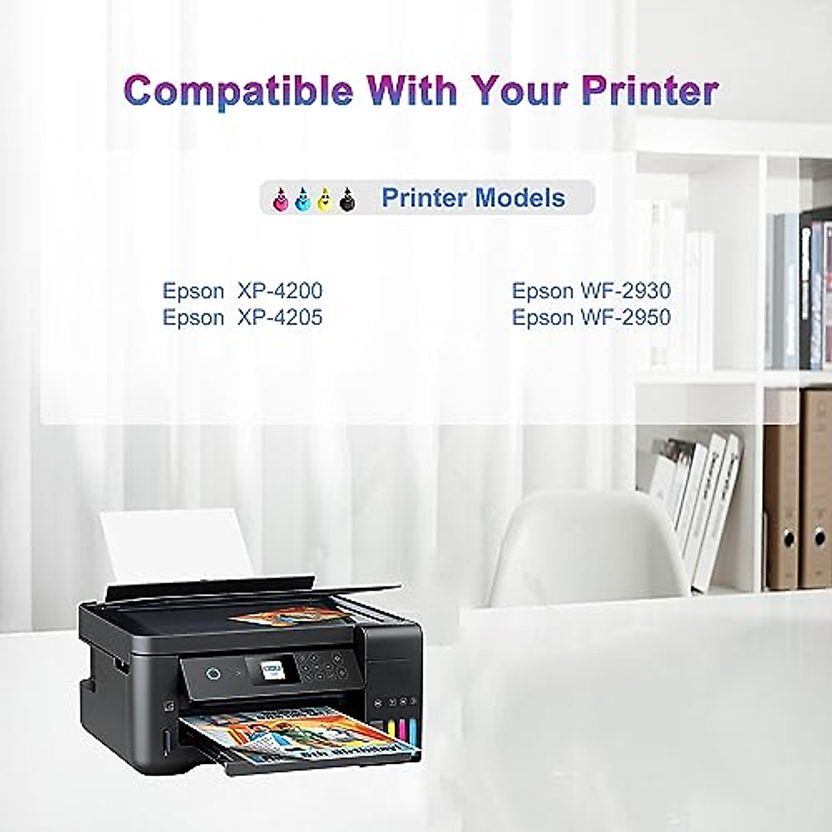 232XL Remanufactured for Epson 232 Ink Cartridges Epson 232XL T232 XL for Epson XP-4200 XP-4205 Epson Workforce WF-2930 WF-2950 Printer