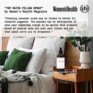 Muse Bath Apothecary Pillow Ritual - Aromatic, Calming and Relaxing Pillow Mist, Linen and Fabric Spray - Infused with Natural Aromatherapy Essential Oils - 8 oz, Fleur du Lavender