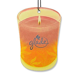 Glade Car Air Freshener 6-PACK Candle Design Glade Air Freshener (Hawaiian Breeze & Vanilla Passion Fruit)