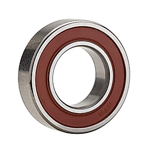 NTN Bearing 6903LLU Single Row Deep Groove Radial Ball Bearing, Contact, Normal Clearance, Steel Cage, 17 mm Bore ID, 30 mm OD, 7 mm Width, Double Sealed