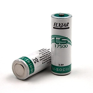 (5-Pack) 3.6V 3600mAh LS17500 Battery, Replacement for SAFT LS17500, Emergency Backup, Data Collection, AMR Add-ons, Smoke Alarms, Carbon Monoxide Detectors, Intrusion Sensors, Fleet Monitoring