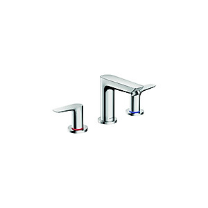 hansgrohe Talis E Modern Easy Install Easy Clean 2-Handle 3 5-inch Tall Bathroom Sink Faucet in Chrome, 71733001