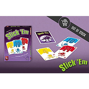 Capstone Games: Stick'Em Game, Classic Award-Winning, Fast & Simple Trick-Taking Card Game, Player with Most Points Wins, Ages 12 and Up