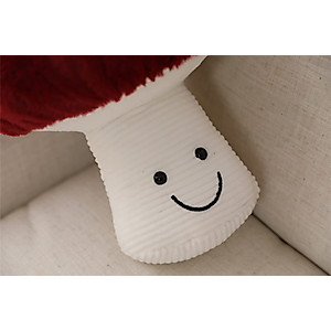 Fun Sunma Lovely Mushroom Cotton Pillow Stuffed Plush Mushroom Pillow (8 inches)