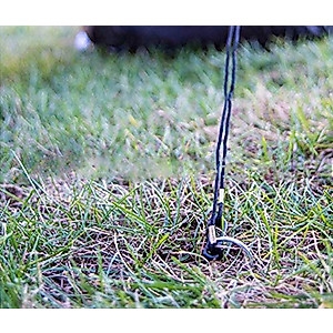 AAGUT 12 Inch Garden Stakes 50 PCS Fence Ground Stake Heavy Duty Yard Landscape Staples Galvanized Tent Spikes 11 Ga Lawn Pins for Dog Fencing, Drip Irrigation Hose, Weed Barrier Fabric, Chicken Wire