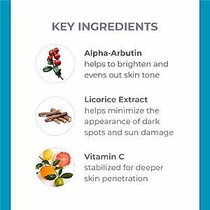 DERMA-E Skin Brightening Cream – Lightening Cream for Dark Skin Spots – Natural Face and Body Brightener for Age Spots, Hyperpigmentation and Uneven Skin Tone, 2 oz